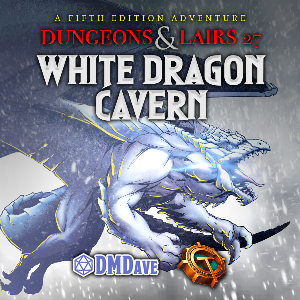 Dungeons & Lairs 27: White Dragon Cavern Digital Asset Pack - DMDave ...